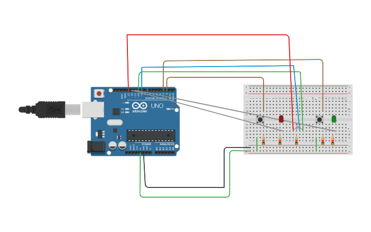Circuit design LAB5 LEVEL4 | Tinkercad Circuit design LAB5 LEVEL4 | Tinkercad