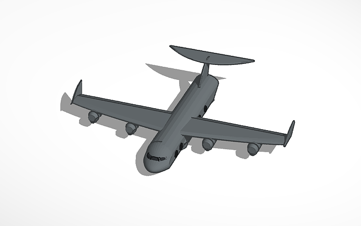 3D design plane-V2 | Tinkercad
