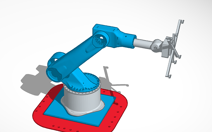 3d Design Dama Anggara Arm Robot 6 Dof Tinkercad