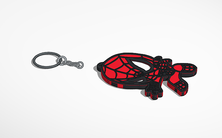 3D design Spiderman - Tinkercad