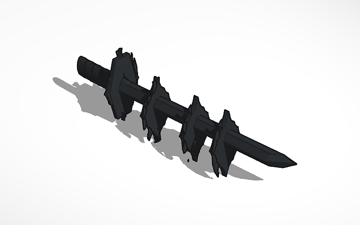 3D design katana | Tinkercad