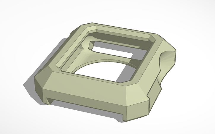 3D design apple watch case 42mm - Tinkercad