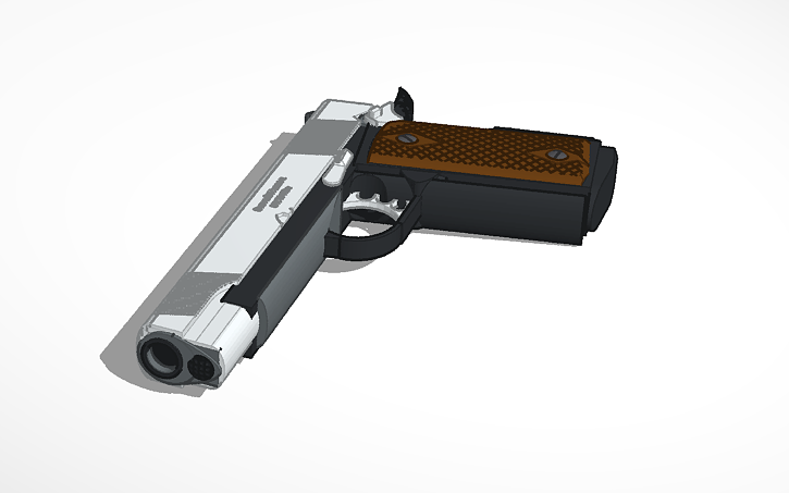 3D design Gun - Tinkercad
