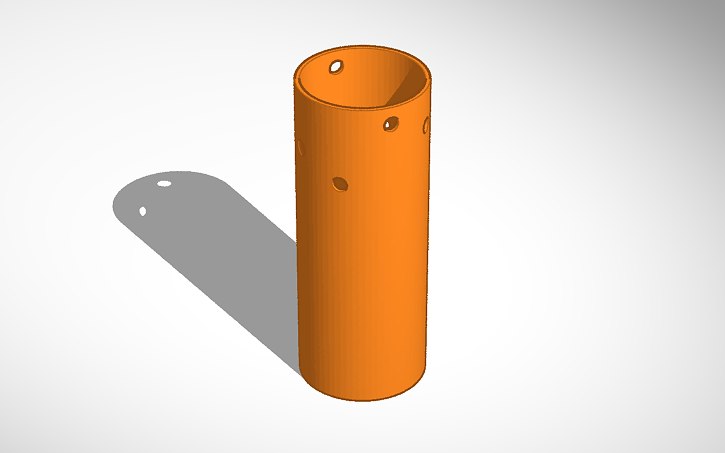 3D design rocket motor mount and connection to main body | Tinkercad