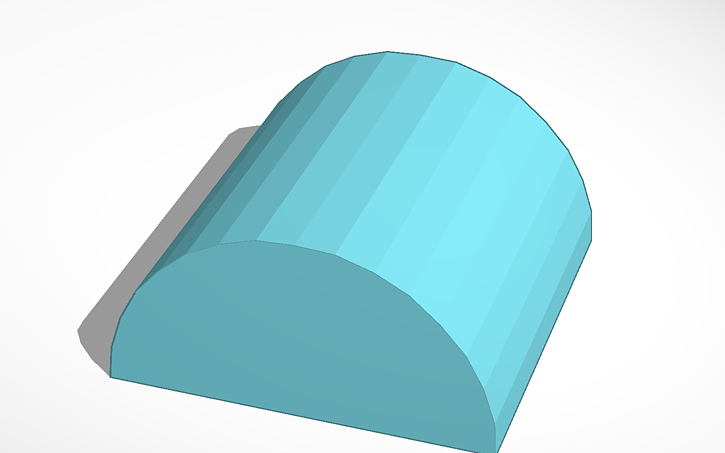 3D design round roof | Tinkercad