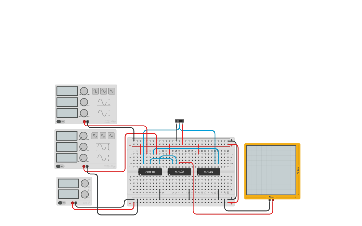 Circuit design Atividade 2 – Multiplexadores - Tinkercad