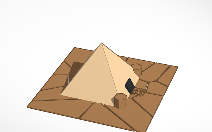 3D design Random pyramid - Tinkercad