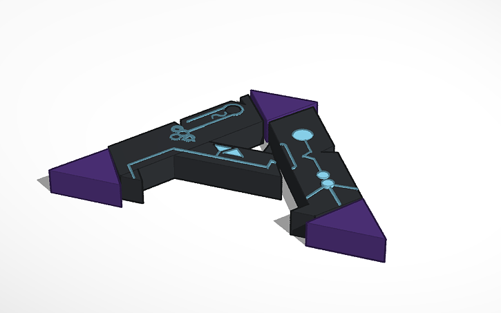 3D design ARK:Aberration Logo | Tinkercad