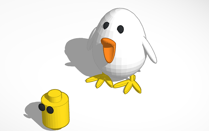 3D design chicken | Tinkercad