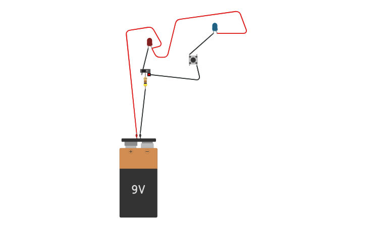 Circuit design Intro Schematic - Tinkercad