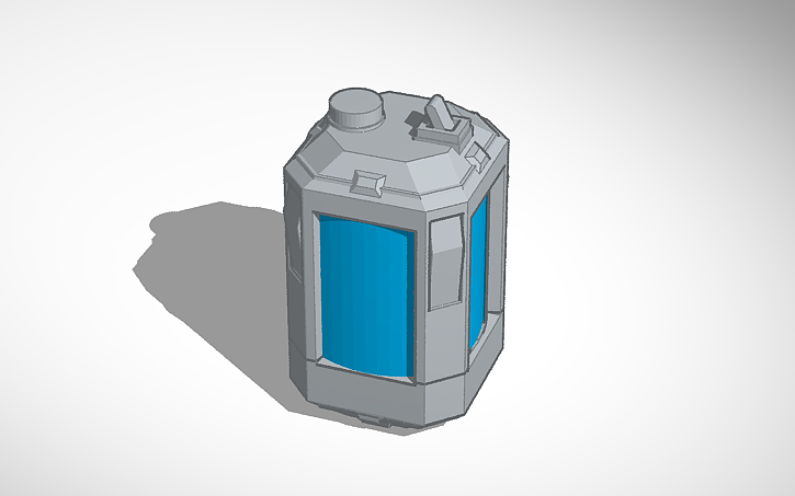 3D design half life 1 battery - Tinkercad