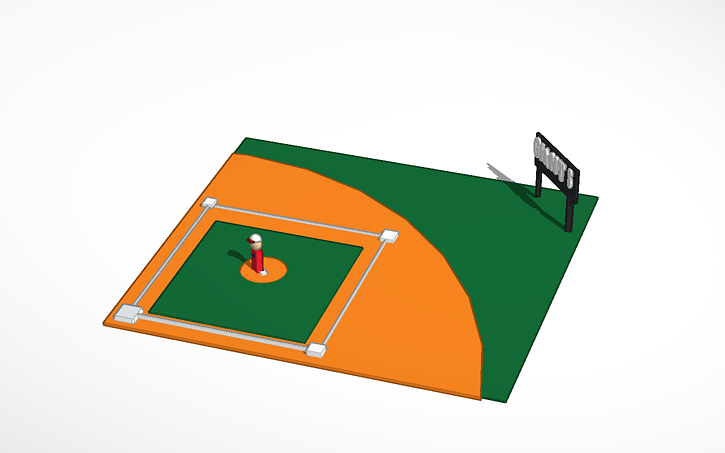 3D design Luke's Giants Stadium - TechyKids - Tinkercad