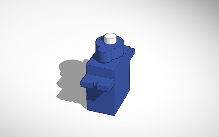 3d Design Servo Motor Tinkercad