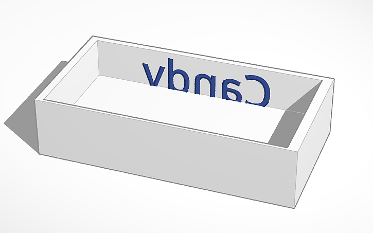 3D design Candy Box - Tinkercad