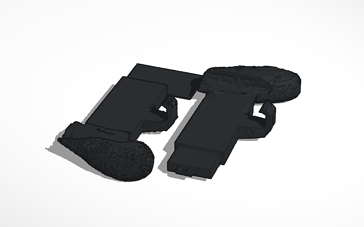 3D design Nintendo Switch grip (3D printable) - Tinkercad