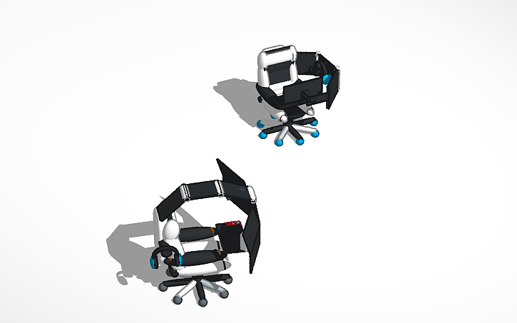 3D design Gaming Chair - Tinkercad