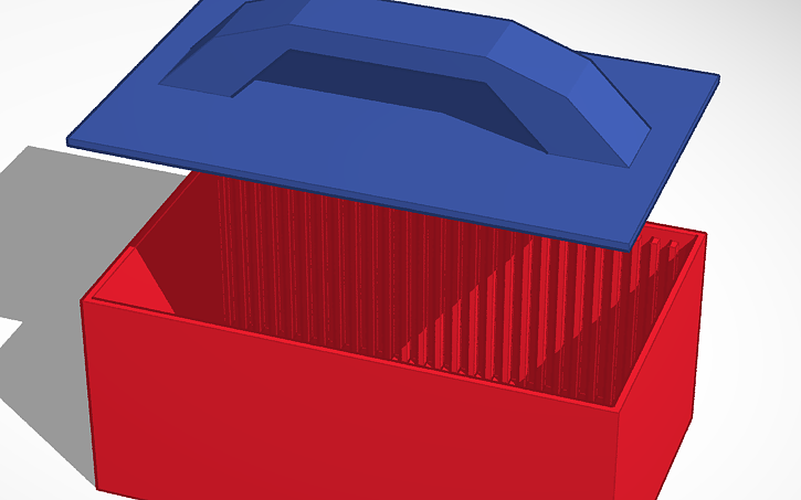 3D design Simple Storage Box WIP - Tinkercad
