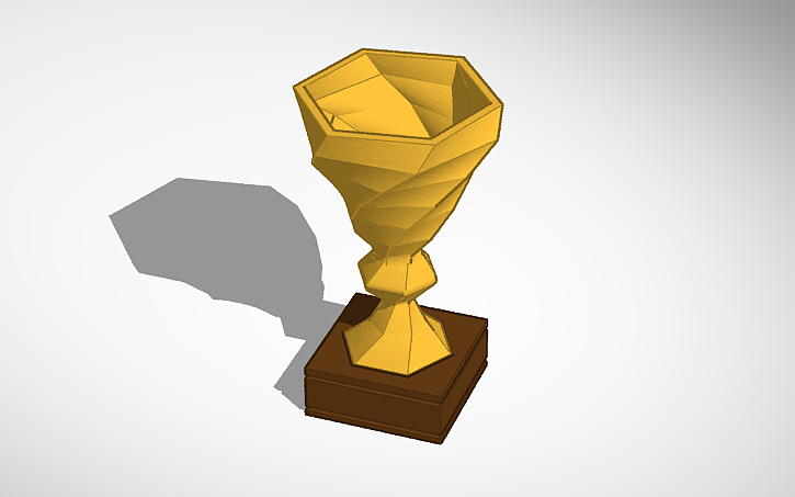 3D design Glass Trophy | Tinkercad
