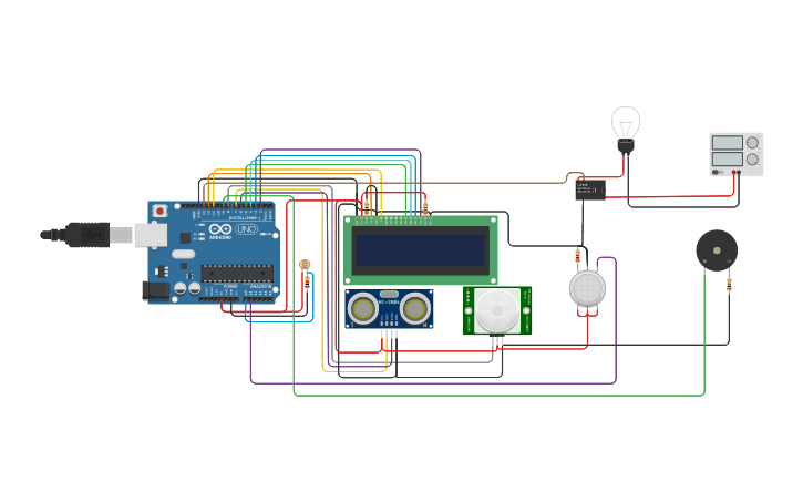 Circuit Design Home Automation V13 Mpi Tinkercad 