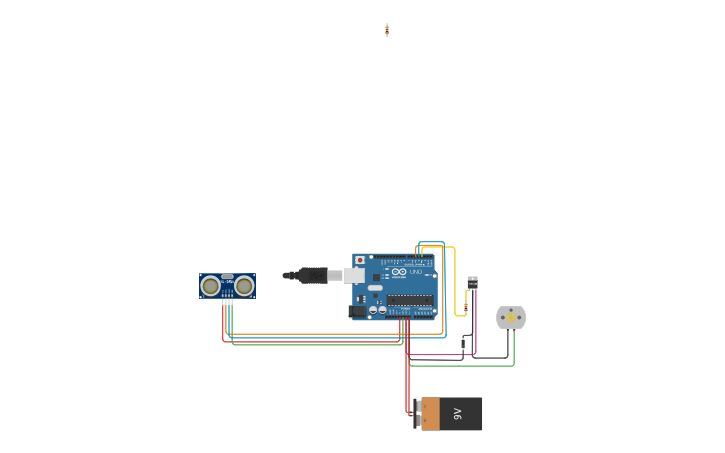 Circuit design WATER TAP | Tinkercad