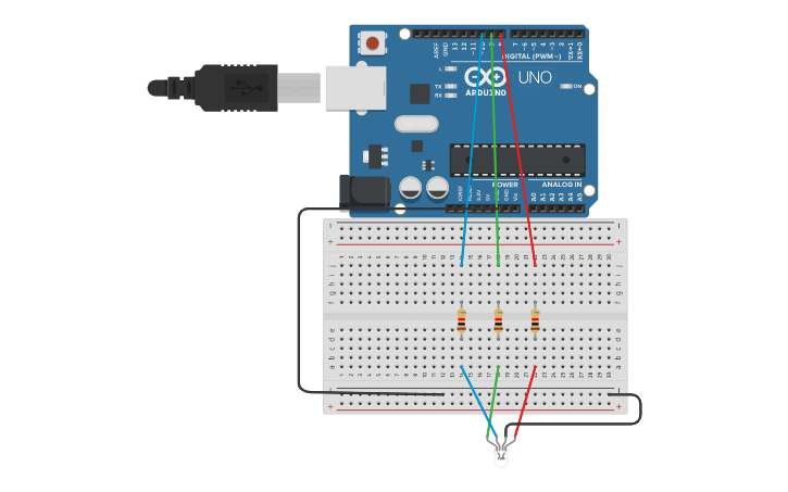 Circuit Design 3 Acionando Leds Pelo Serial Monitor Tinkercad