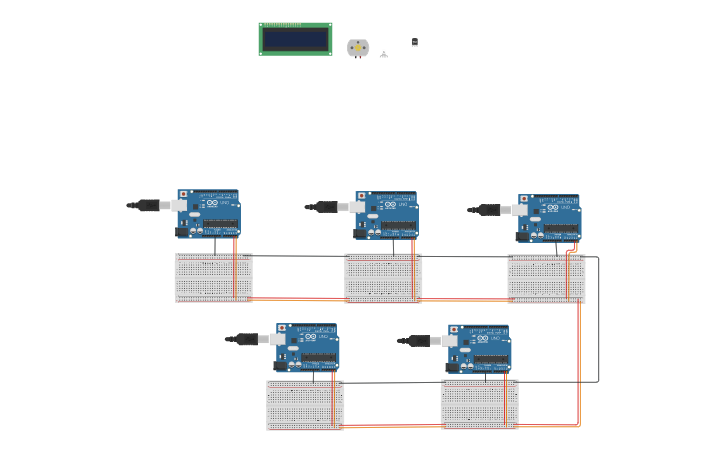 Circuit design I2C Assignment Transmitter1 | Tinkercad