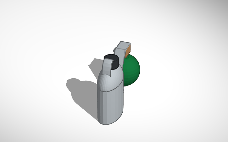 3D design Grenade & Canteen - Tinkercad