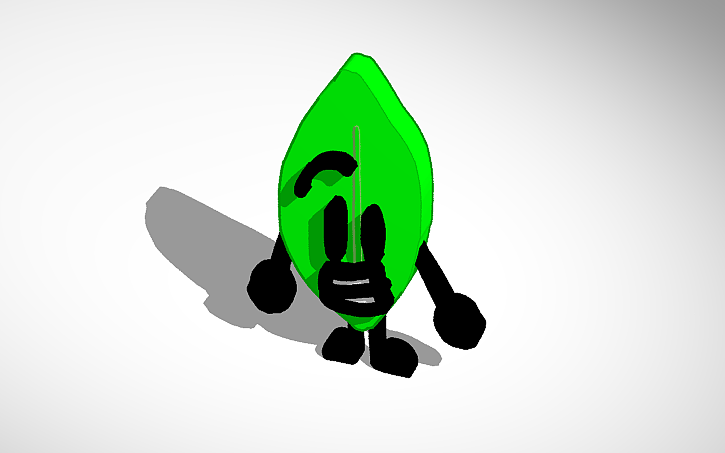 3D design BFB Leafy 3D - Tinkercad