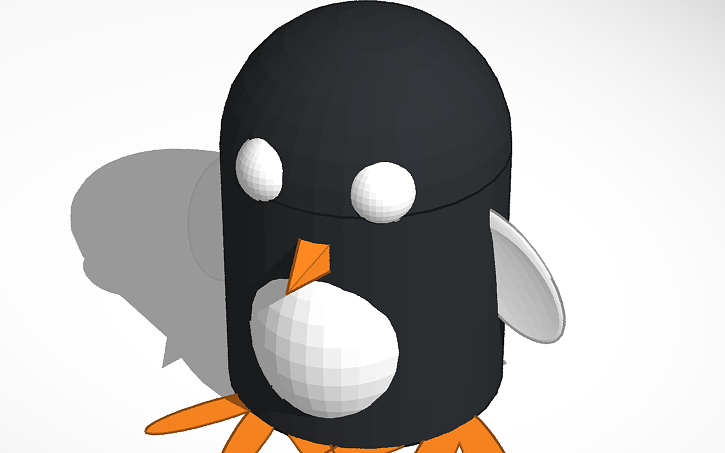 3D design Penguin - Tinkercad
