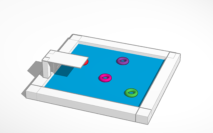 3D design Pool - Tinkercad