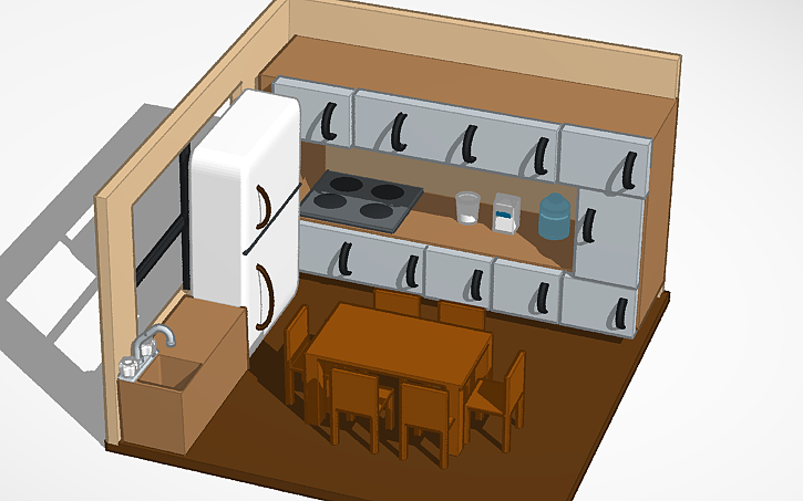 3D design Kitchen - Tinkercad