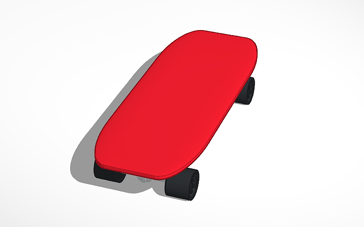 3D design Simple Machine Skateboard by Vannson - Tinkercad