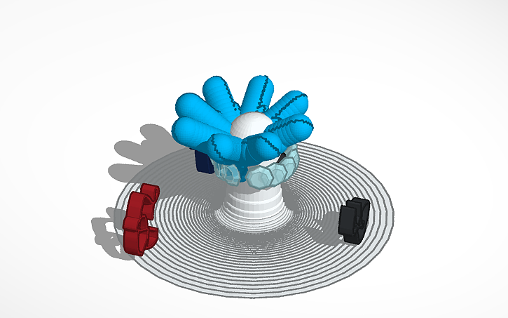 3D design Cloud's Puppet - Tinkercad