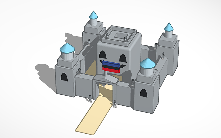 3D design Castle - Tinkercad