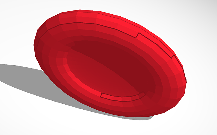 3D design Red Blood Cell (RBC) | Tinkercad