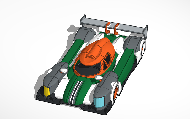 3D design race car - Tinkercad