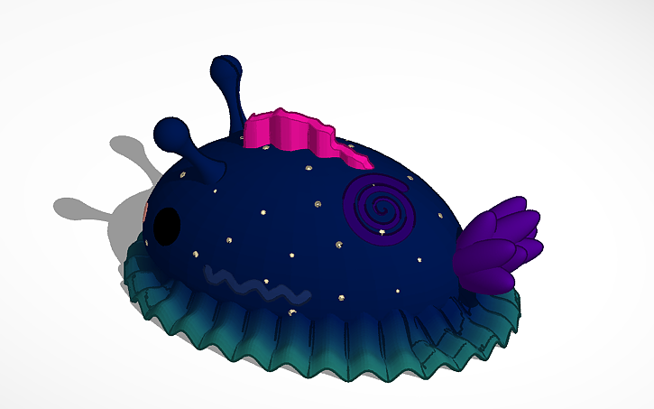 3D design Cosmos ~ the Sea Slug - Tinkercad
