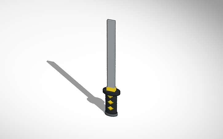 3D design Just a simple traditional Katana by LCS | Tinkercad