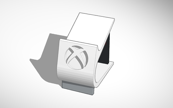 3D design Xbox controller holder - Tinkercad