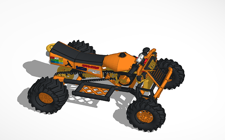 3D design TURBO KTM QUAD RACER - Tinkercad