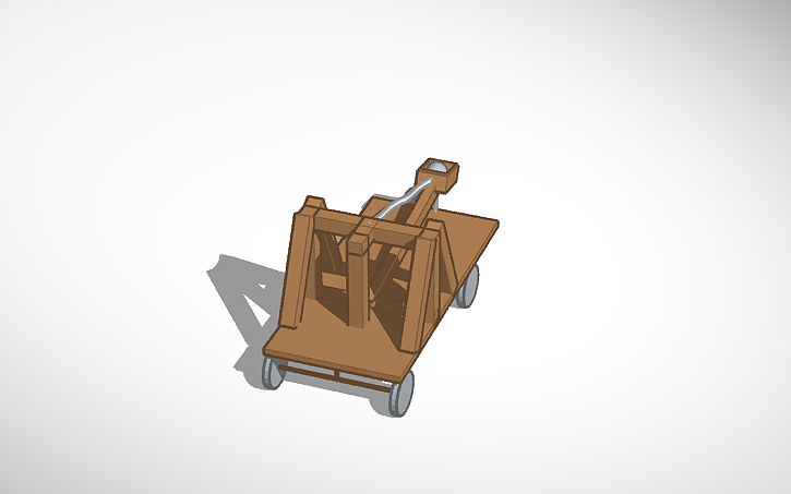 3D design catapult design | Tinkercad