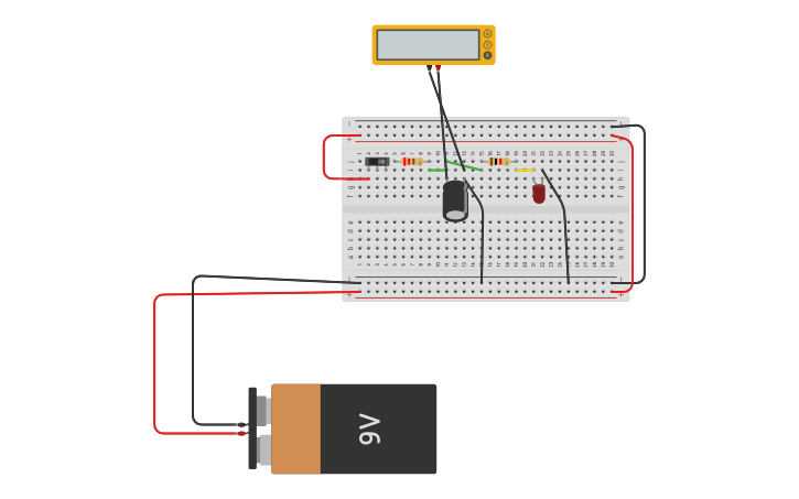Circuit design Electrnics Andrea Tobar Circuit of 1000 - Tinkercad