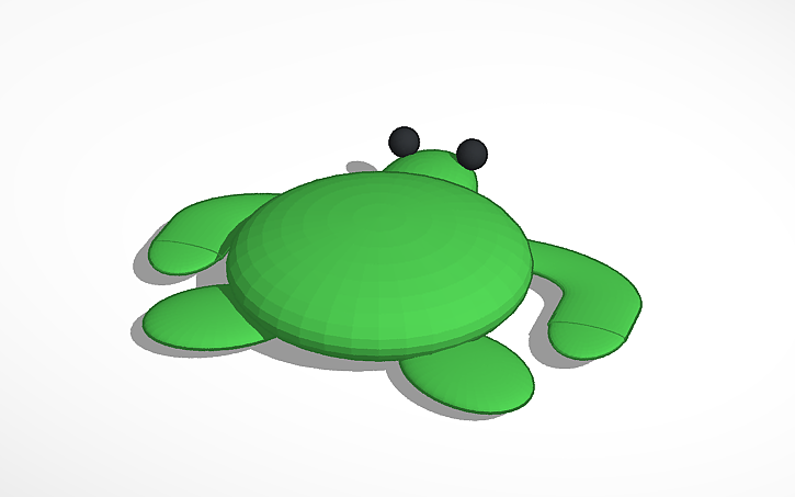 3D design TURTLE - Tinkercad