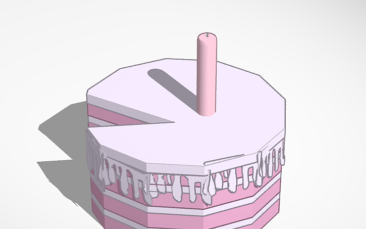 3D design cake - Tinkercad
