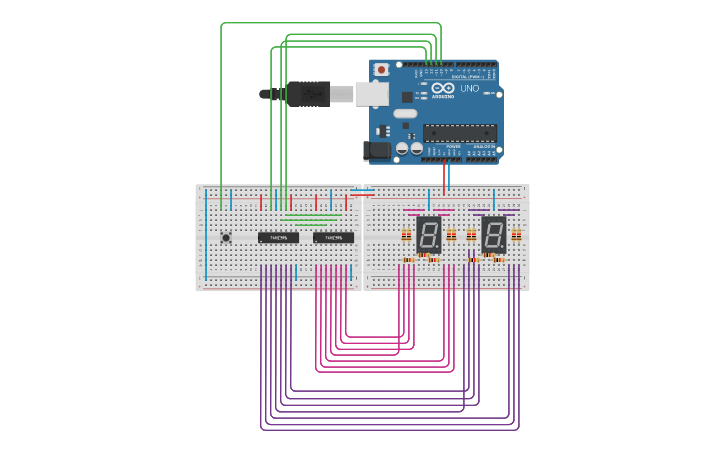 Circuit design Task 2 | Tinkercad