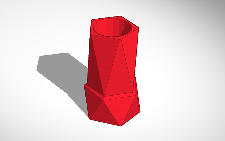 3D design Illusion vase | Tinkercad
