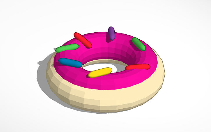 3D design Donut | Tinkercad