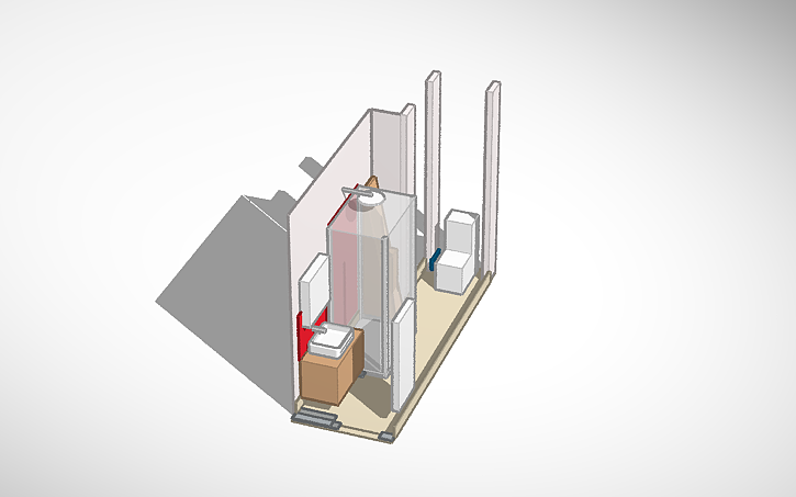 3D design Bathroom | Tinkercad