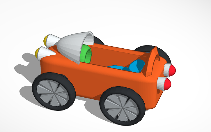 3D design Macchina - Tinkercad