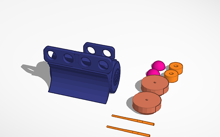 3D design mini sumo - Tinkercad